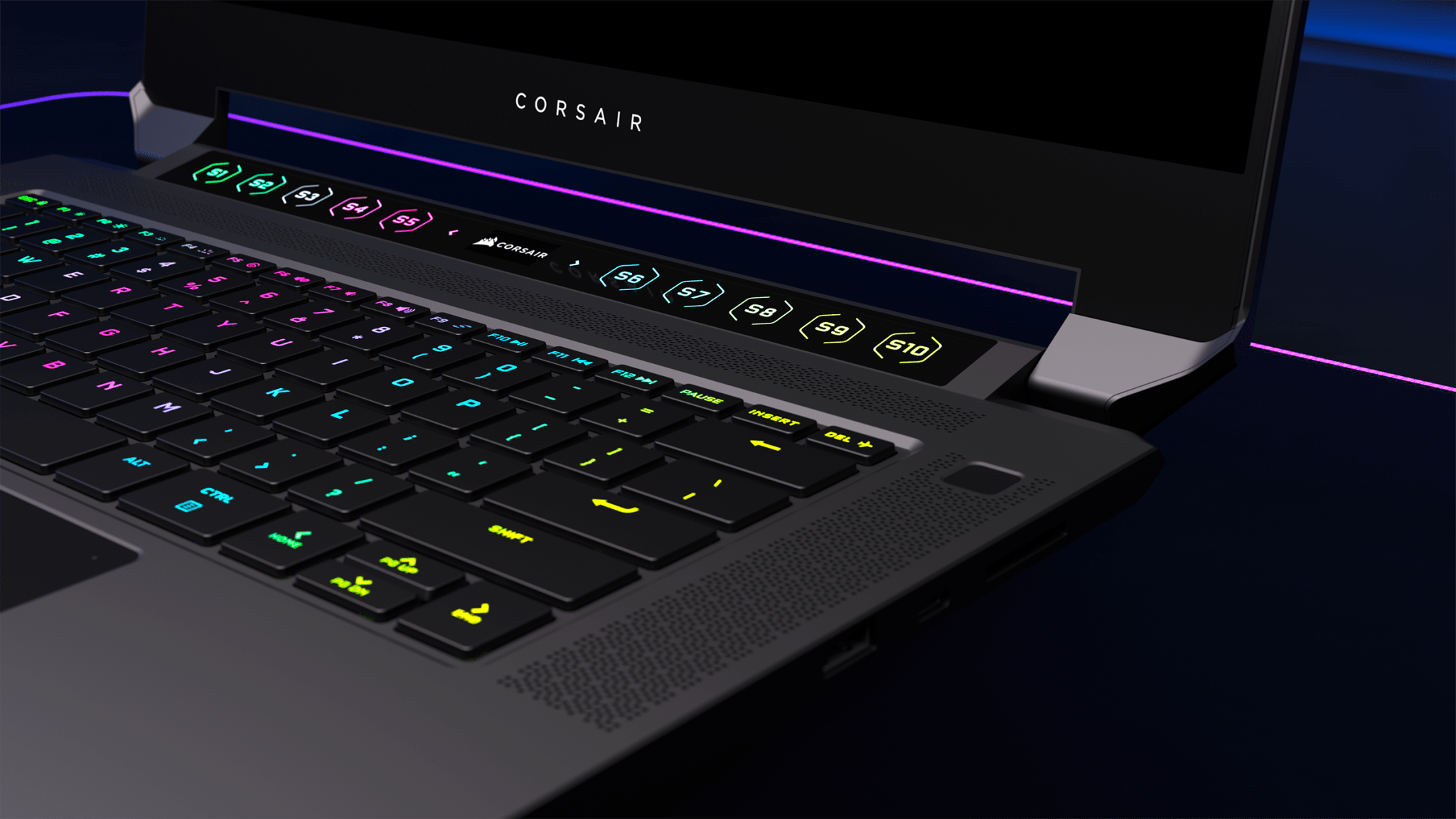 Game. Create. Anywhere. CORSAIR VOYAGER a1600 Gaming & Streaming Laptop ...