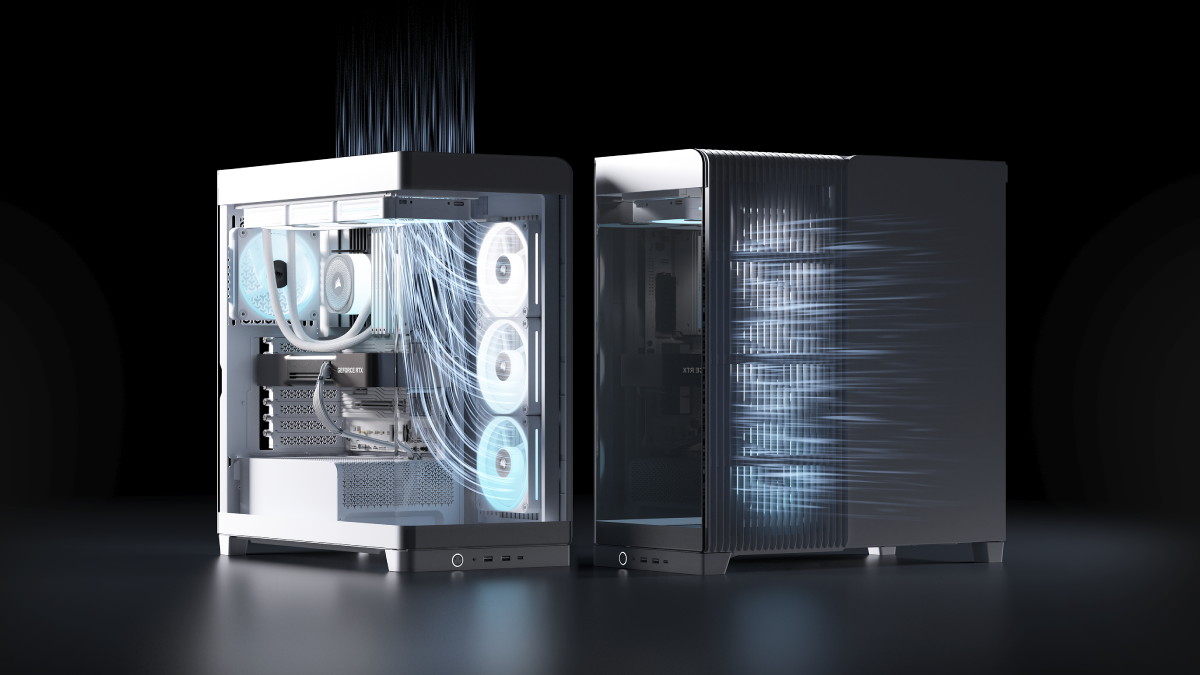 CORSAIR Introduces the FRAME 4500x with Wraparound Panoramic Glass for Showstopper PC Builds ...
